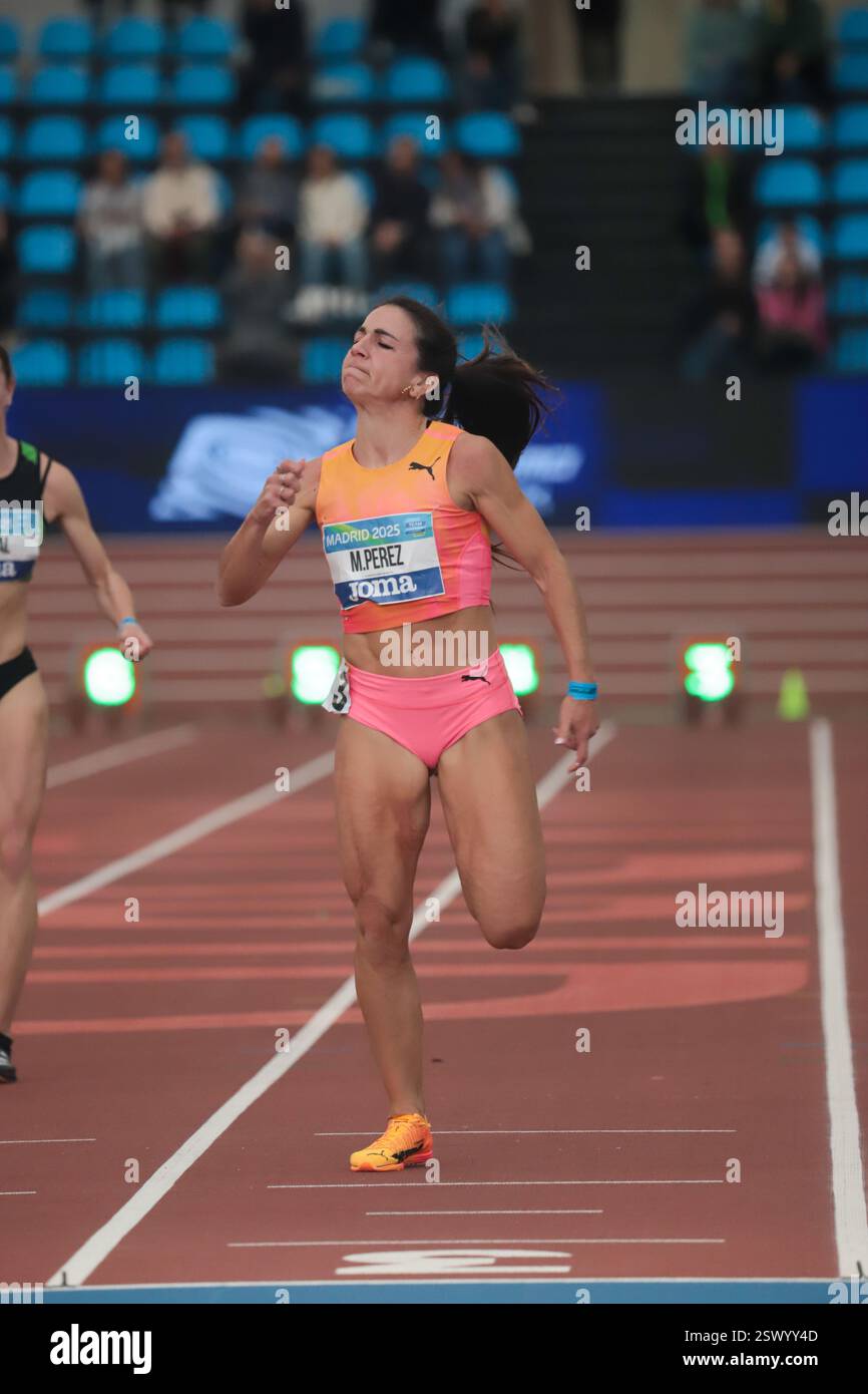 Madrid, Spain, 22nd February, 2025: The athlete, María Isabel Pérez ...