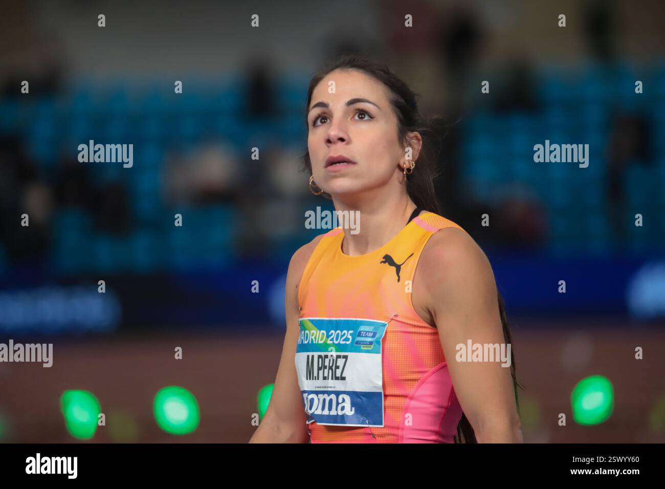 Madrid, Spain, 22nd February, 2025: The athlete, María Isabel Pérez ...
