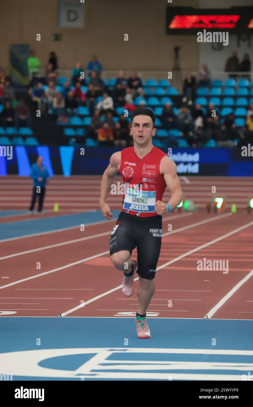 Madrid, Spain, 22nd February, 2025: The athlete, Ricardo Sánchez (CA ...