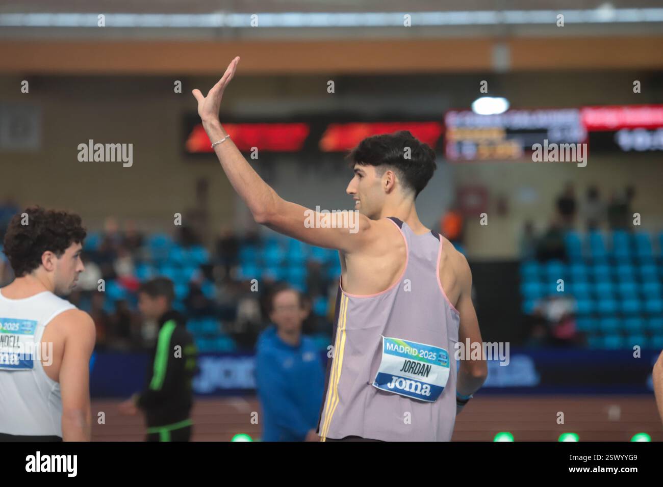 Madrid, Spain, 22nd February, 2025: The athlete, Abel Alejandro Jordan ...