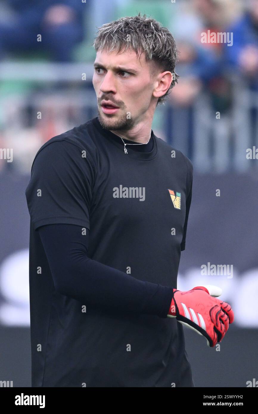 Ionuţ Andrei Radu of Venezia F.C. participates in the 26th day of the ...