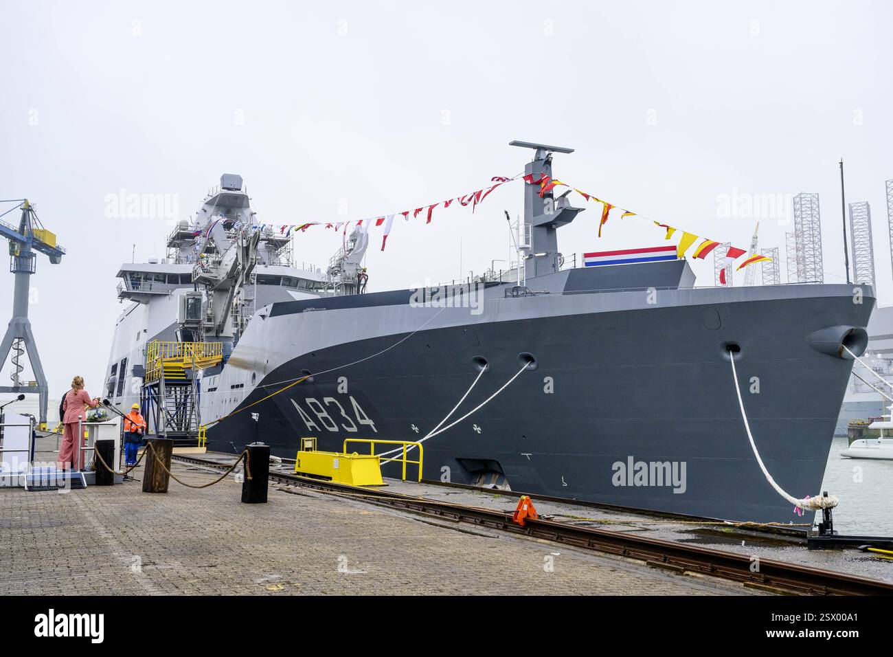 DEN HELDER, The Netherlands, 2025-02-22 13:11:56 DEN HELDER, 14-02-2024 ...