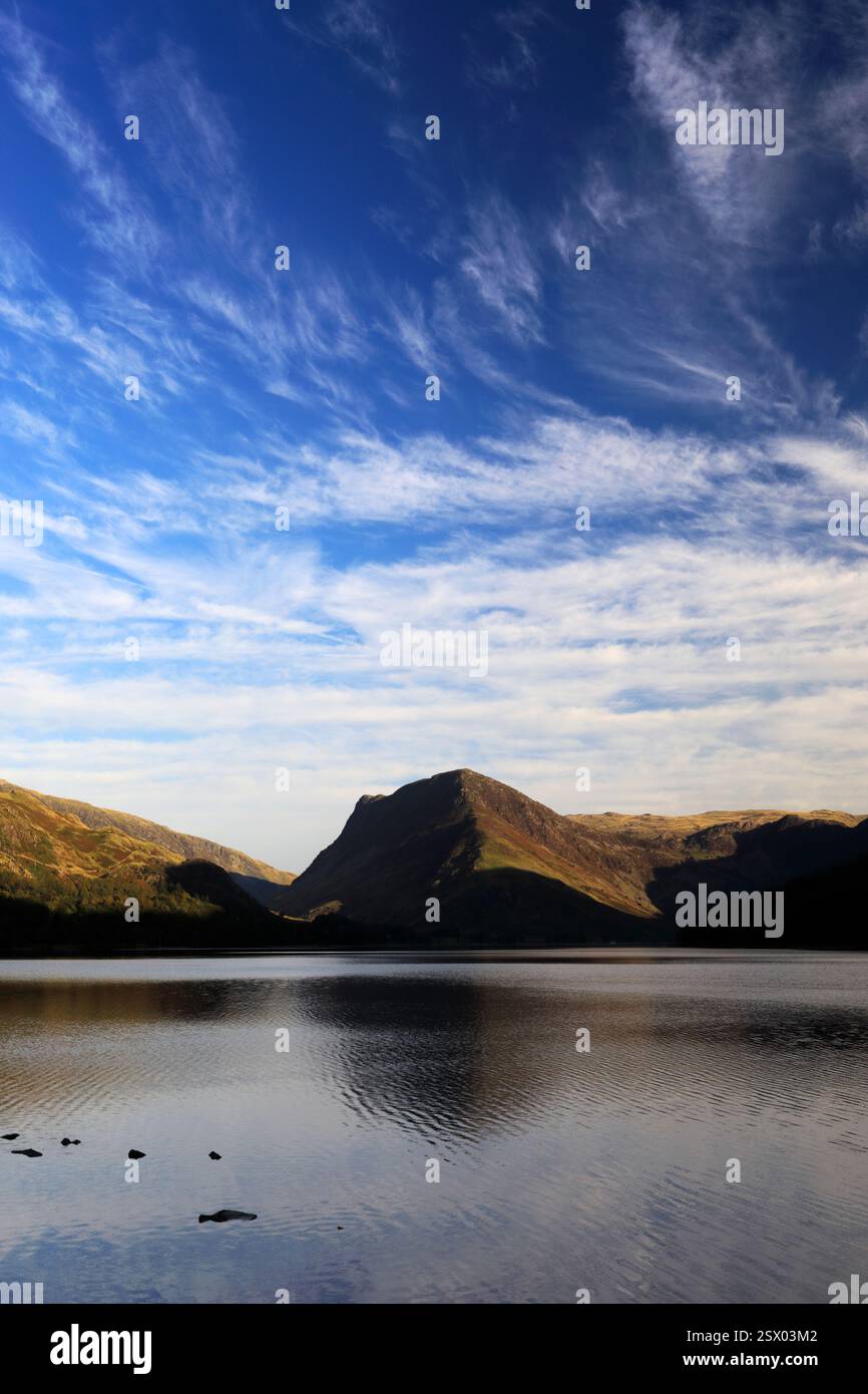 View of Fleetwith Pike fell, Buttermere, Lake District National Park ...