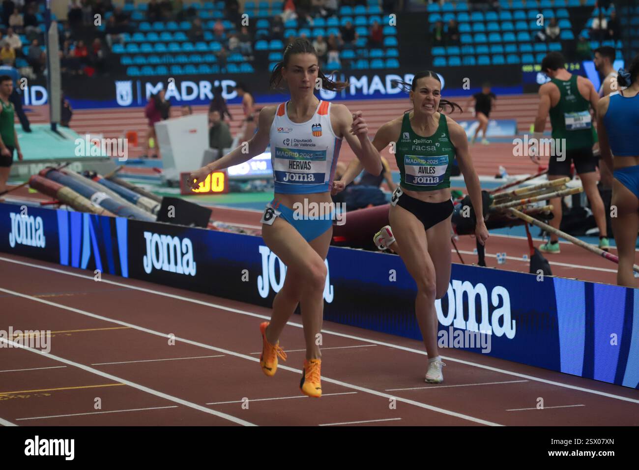 Madrid, Spain, 22nd February, 2025: Athletes Blanca Hervás (Diputación ...