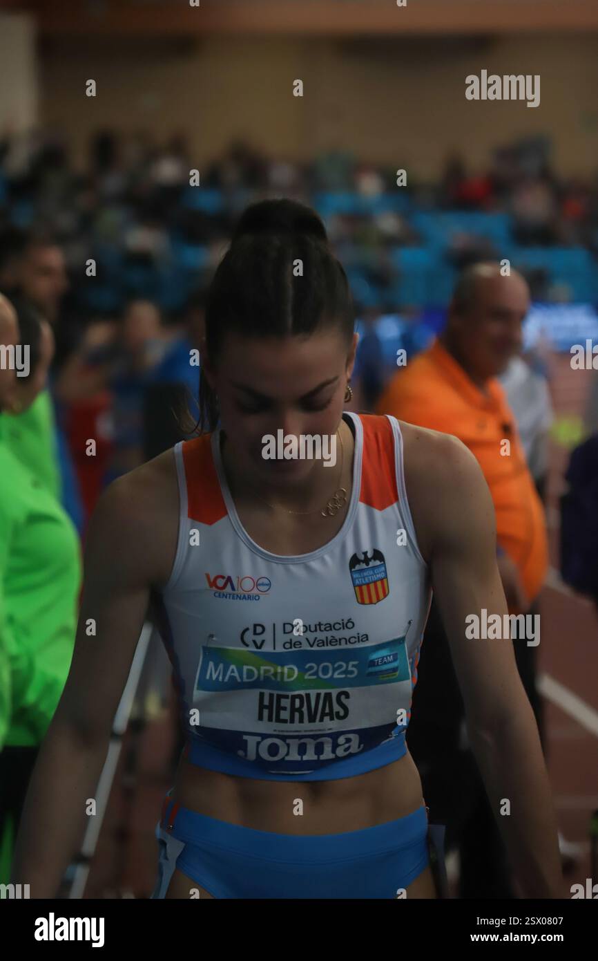 Madrid, Spain, 22nd February, 2025: The athlete, Blanca Hervás ...