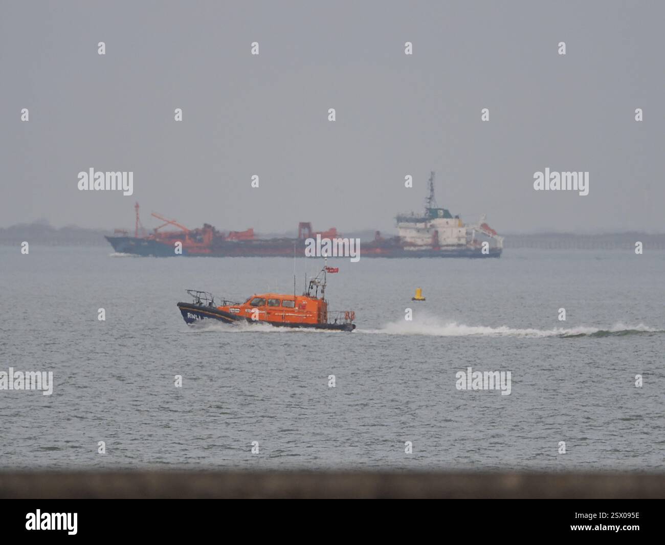 Sheerness, Kent, UK. 22nd Feb, 2025. Sheerness lifeboat and the ...