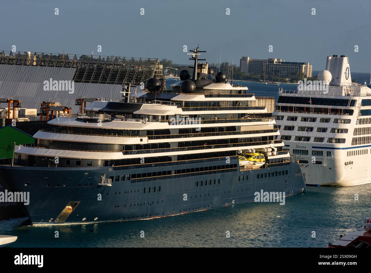 Evrima, The Ritz-Carlton's First Ship Bridgetown Port, Barbados Stock ...