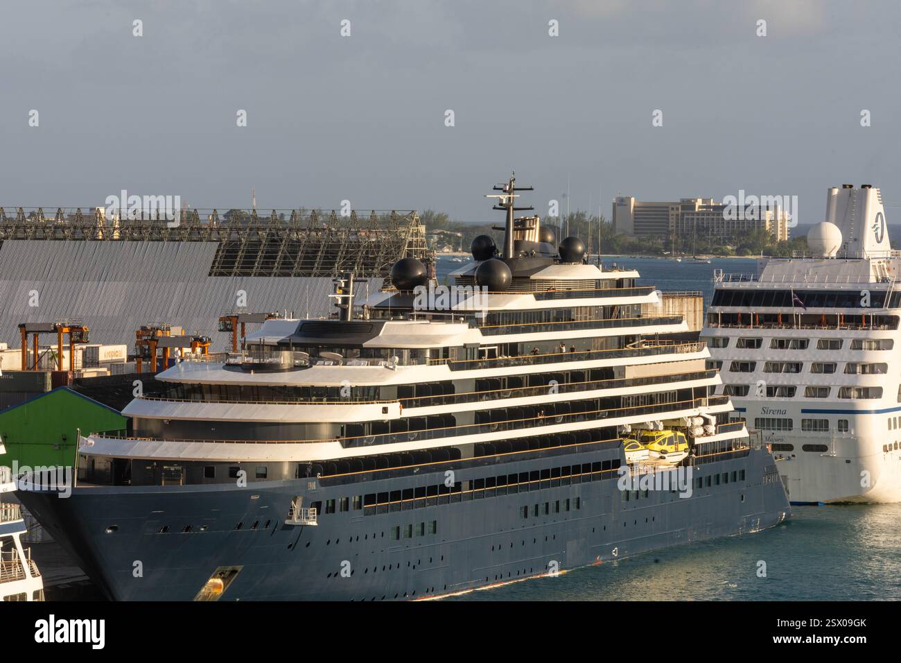 Evrima, The Ritz-Carlton's First Ship Bridgetown Port, Barbados Stock ...