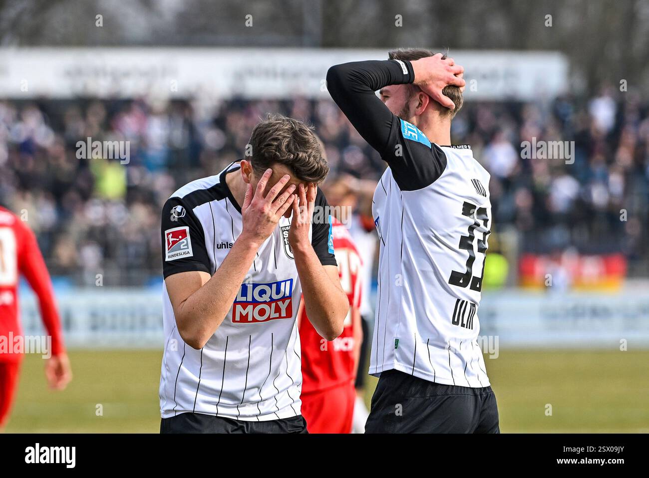 22.02.2025, Donaustadion, Ulm, GER, 2. BL, SSV Ulm 1846 vs SV ...