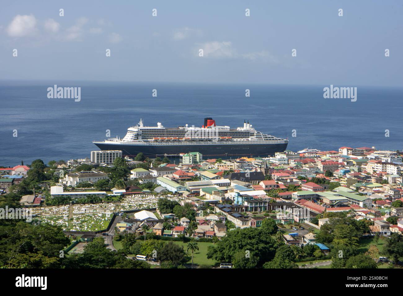Island hopping queen mary 2 hi-res stock photography and images - Alamy