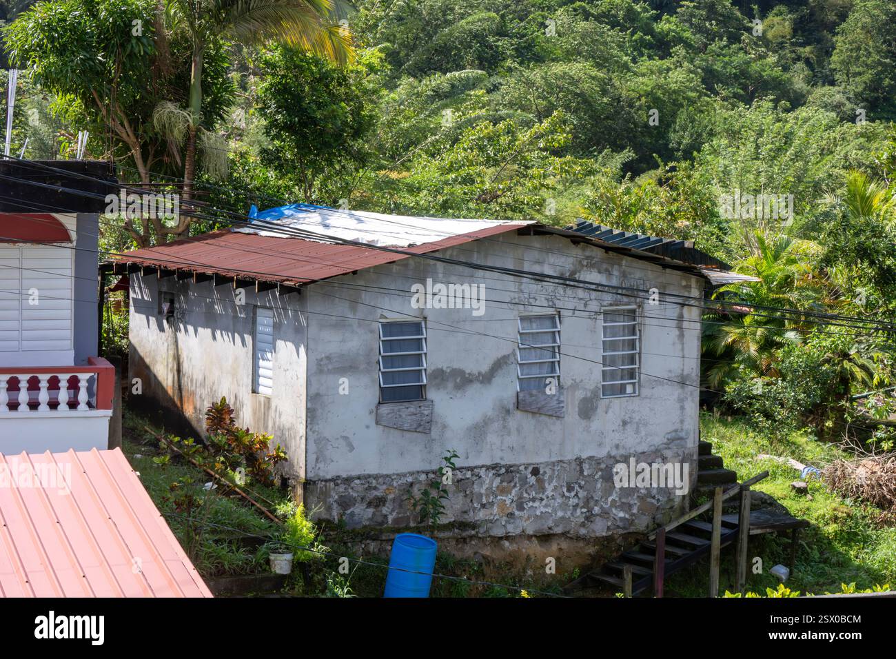 House, Shack Dominica Stock Photo - Alamy