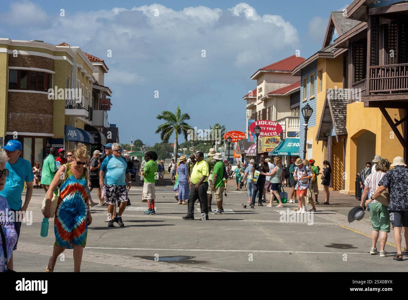 Port Zante, Basseterre, St Kitts Stock Photo - Alamy