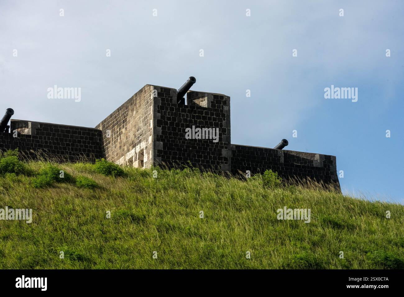 Brimstone Hill Fortress National Park. It is a UNESCO World Heritage ...