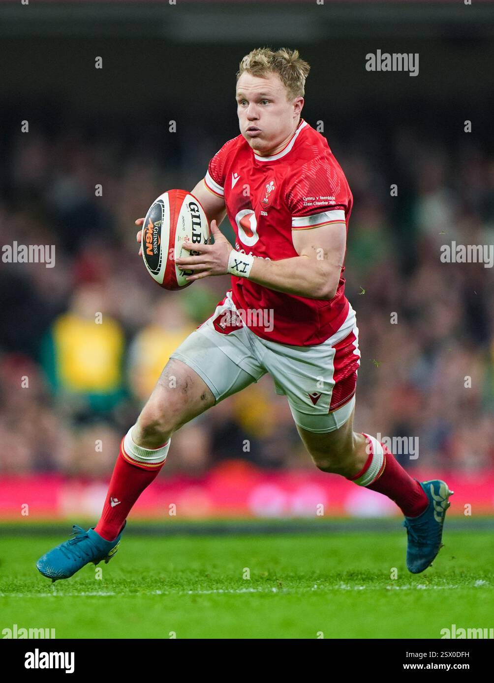 Wales' Blair Murray during the Guinness Men's Six Nations match at the ...