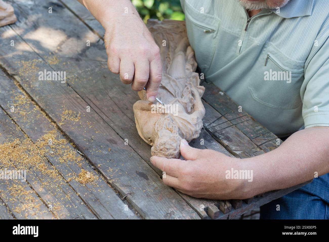 Master woodcarver hi-res stock photography and images - Alamy