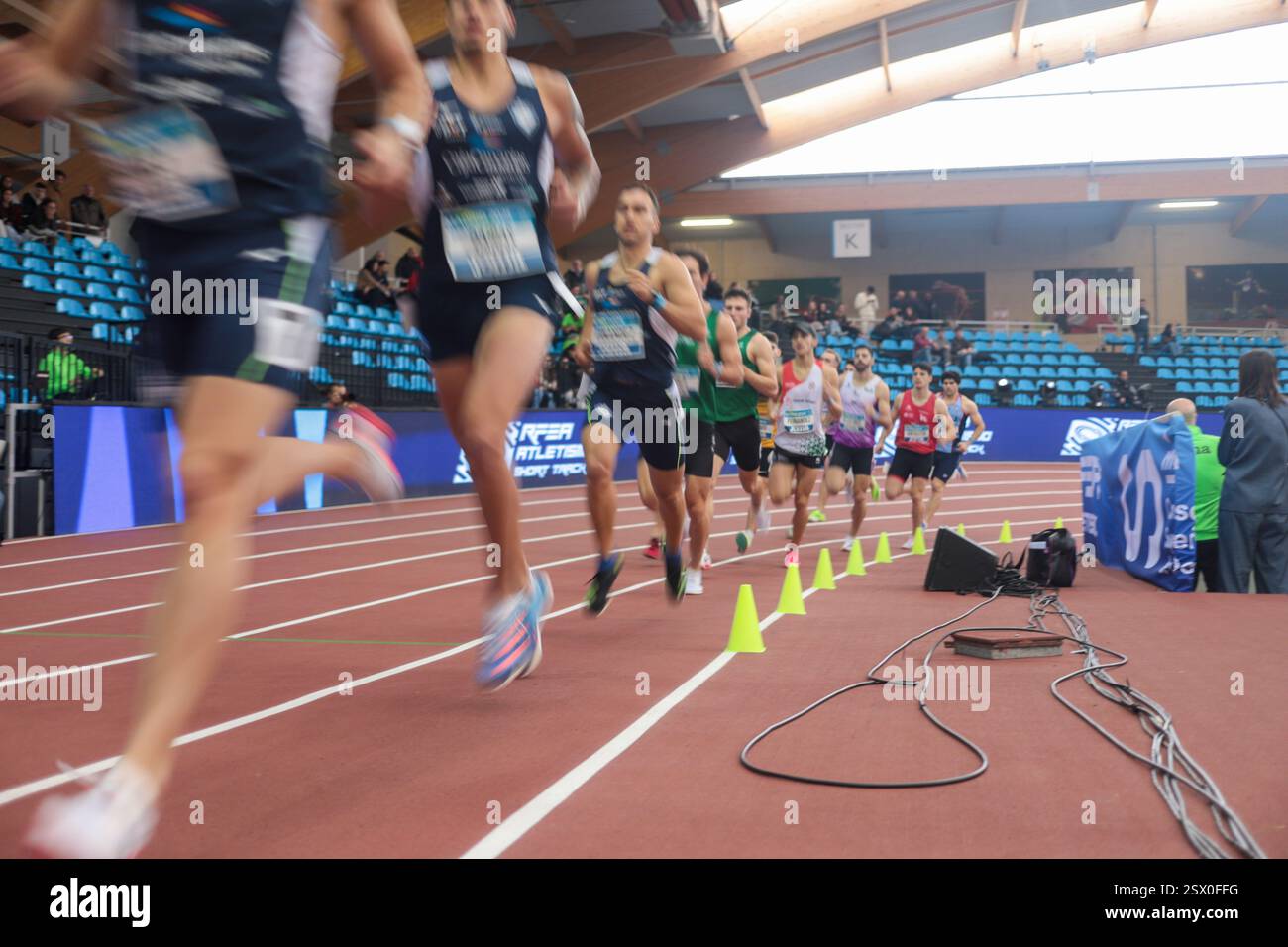 Madrid, Spain, 22nd February, 2025: Heptathlon athletes competing in ...