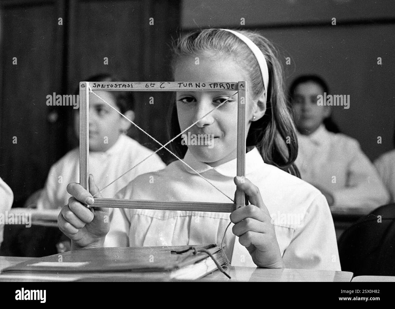 Math class at primary school, Buenos Aires, Argentina, April 16, 1968 ...