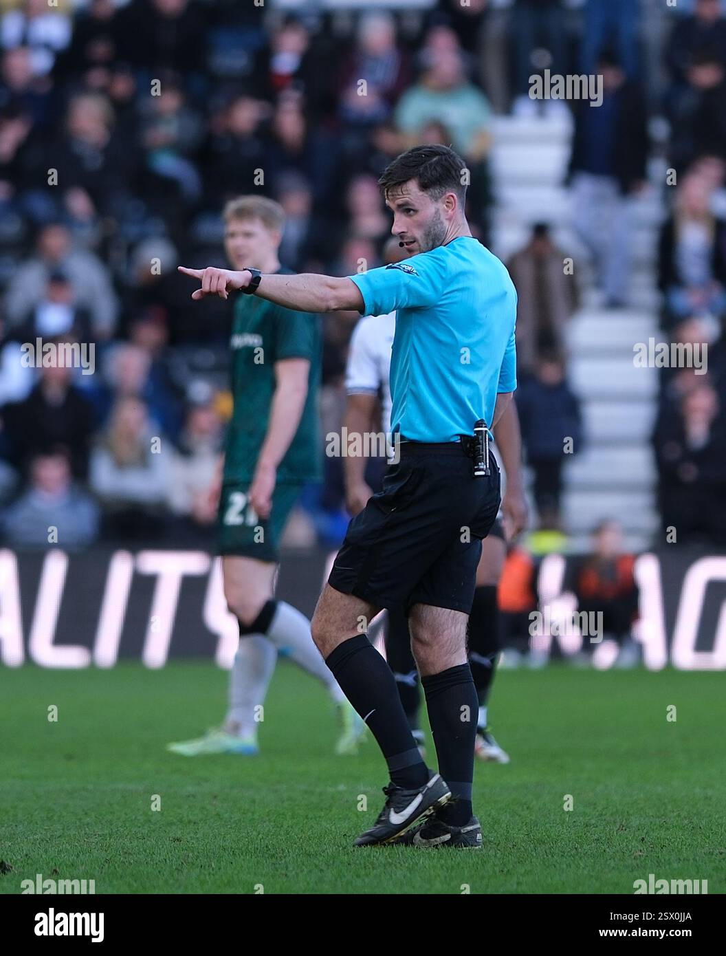 22nd February 2025; Pride Park, Derby, Derbyshire, England; EFL ...
