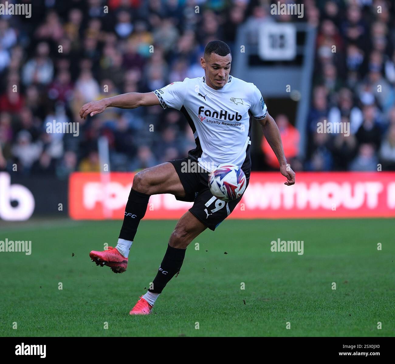 22nd February 2025; Pride Park, Derby, Derbyshire, England; EFL ...