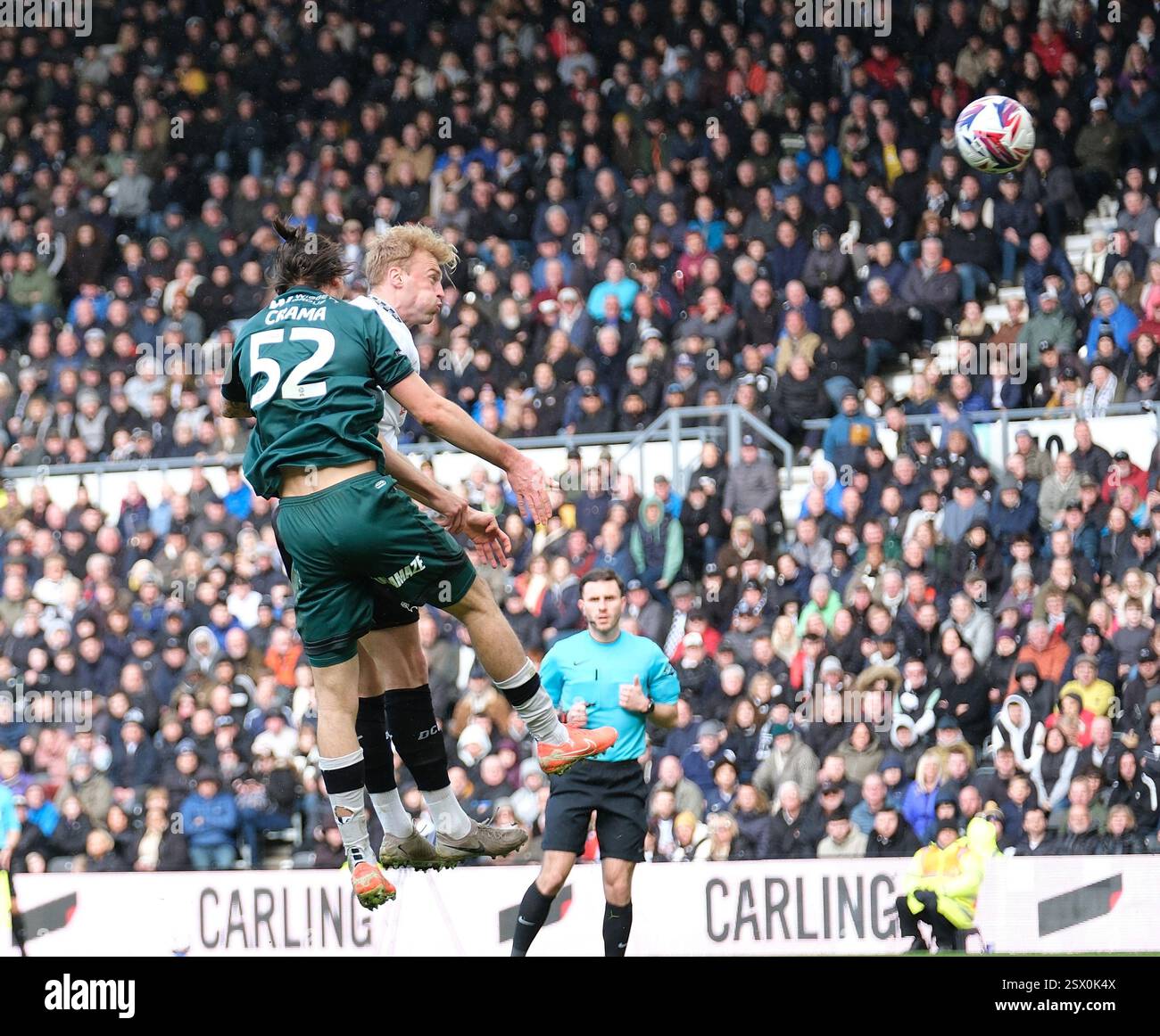 Pride Park, Derby, Derbyshire, UK. 22nd Feb, 2025. EFL Championship ...