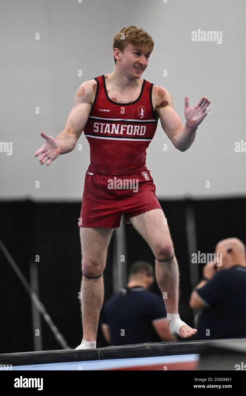 February 21, 2025, Louisville, Kentucky, US: RILEY LOOS competes on the ...