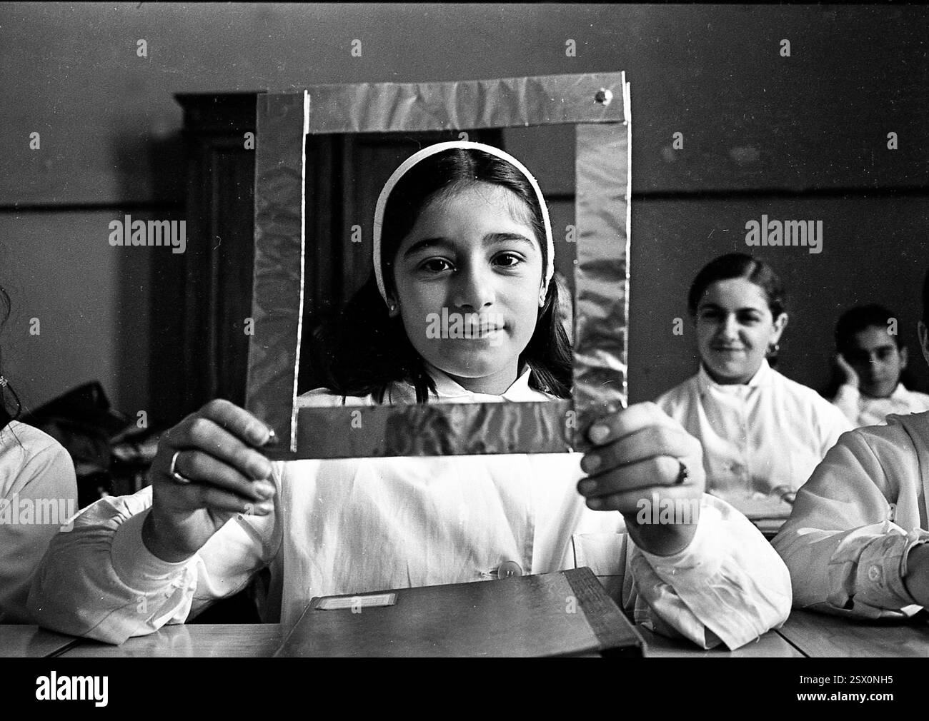 Math class at primary school, Buenos Aires, Argentina, April 16, 1968 ...