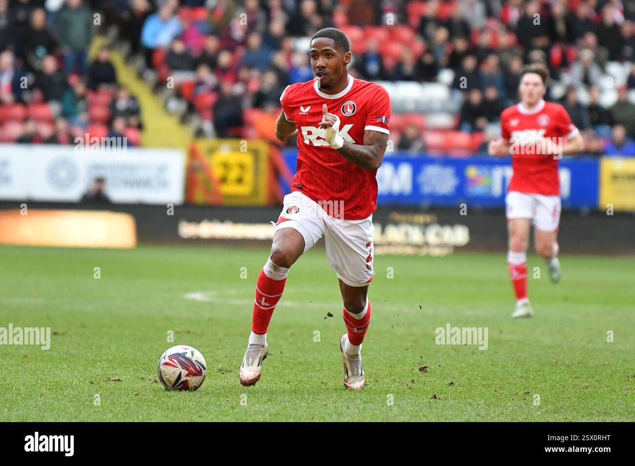 London, England. 22nd Feb 2025. Kayne Ramsay during the Sky Bet EFL ...