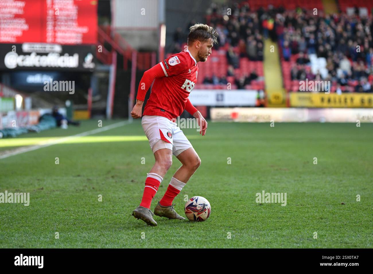 London, England. 22nd Feb 2025. Luke Berry during the Sky Bet EFL ...