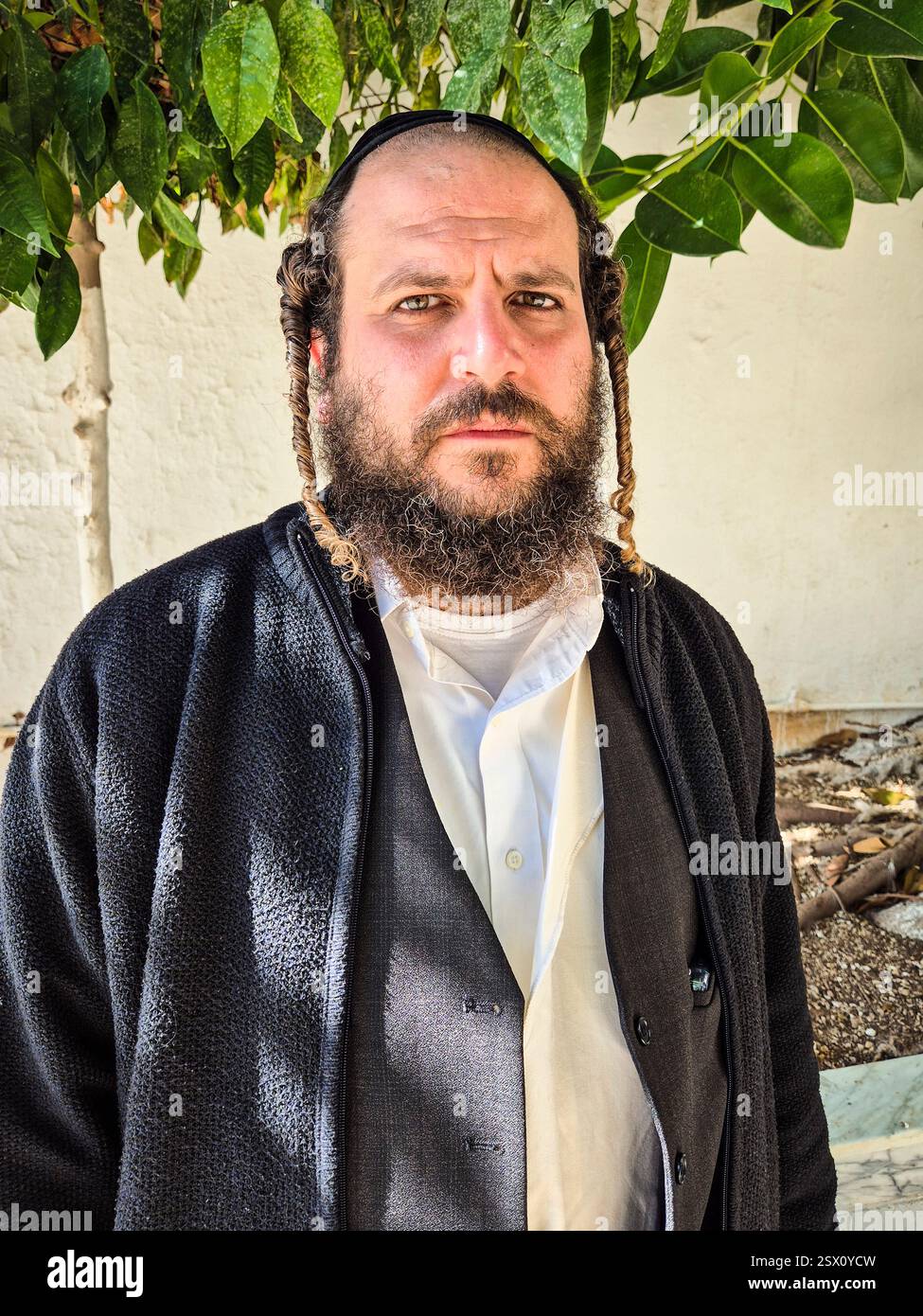 Morocco, Fes, portrait of a young jewish man Stock Photo - Alamy
