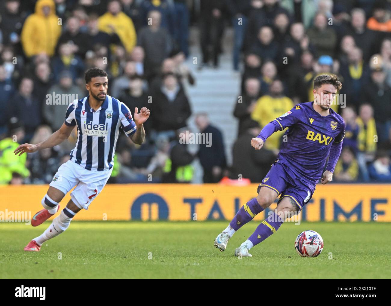 Oxford United's Tyler Goodrham during the Sky Bet Championship match at ...