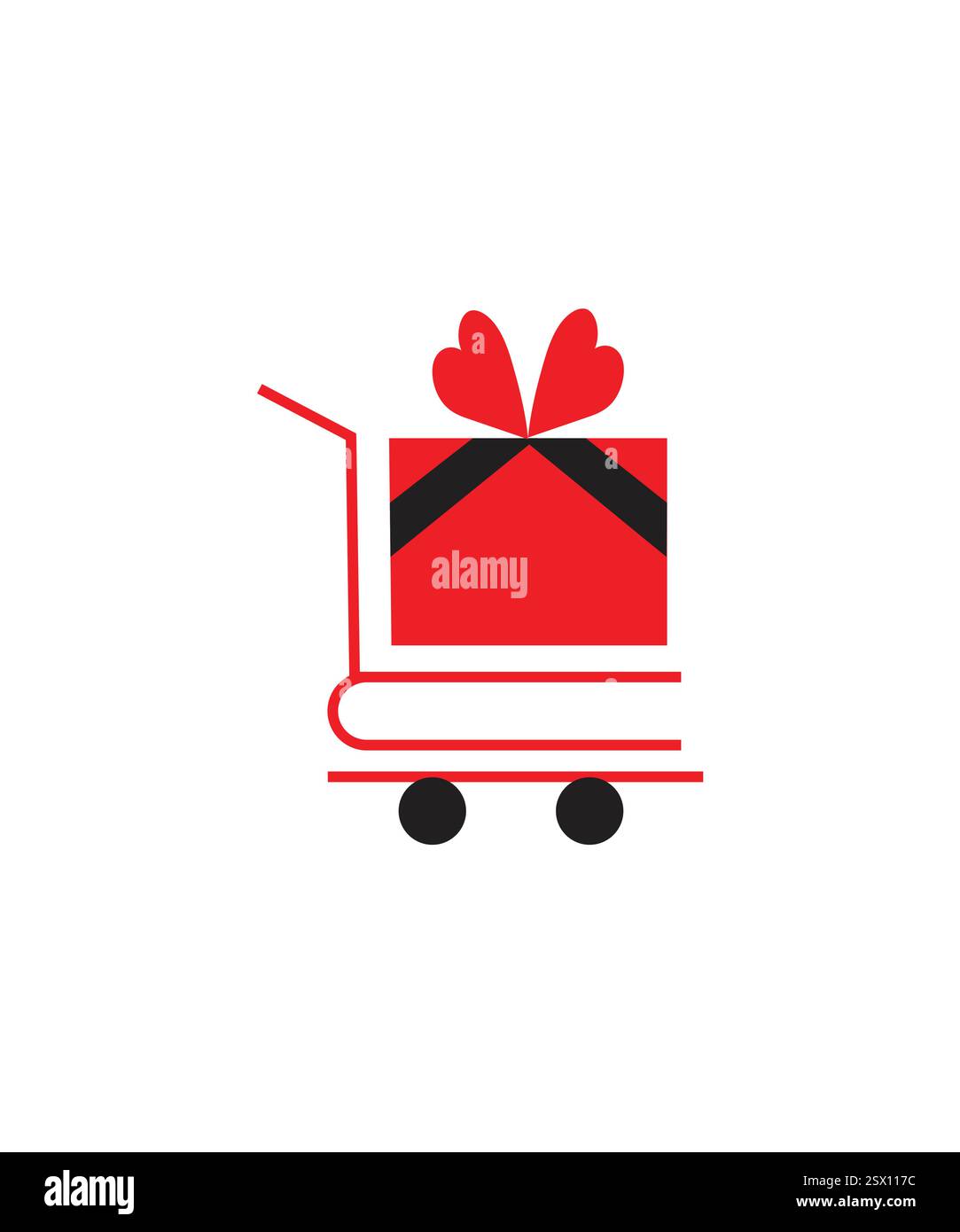 Shop Gift Logo with Trolley, Online Shopping Gift Logo Templates ...