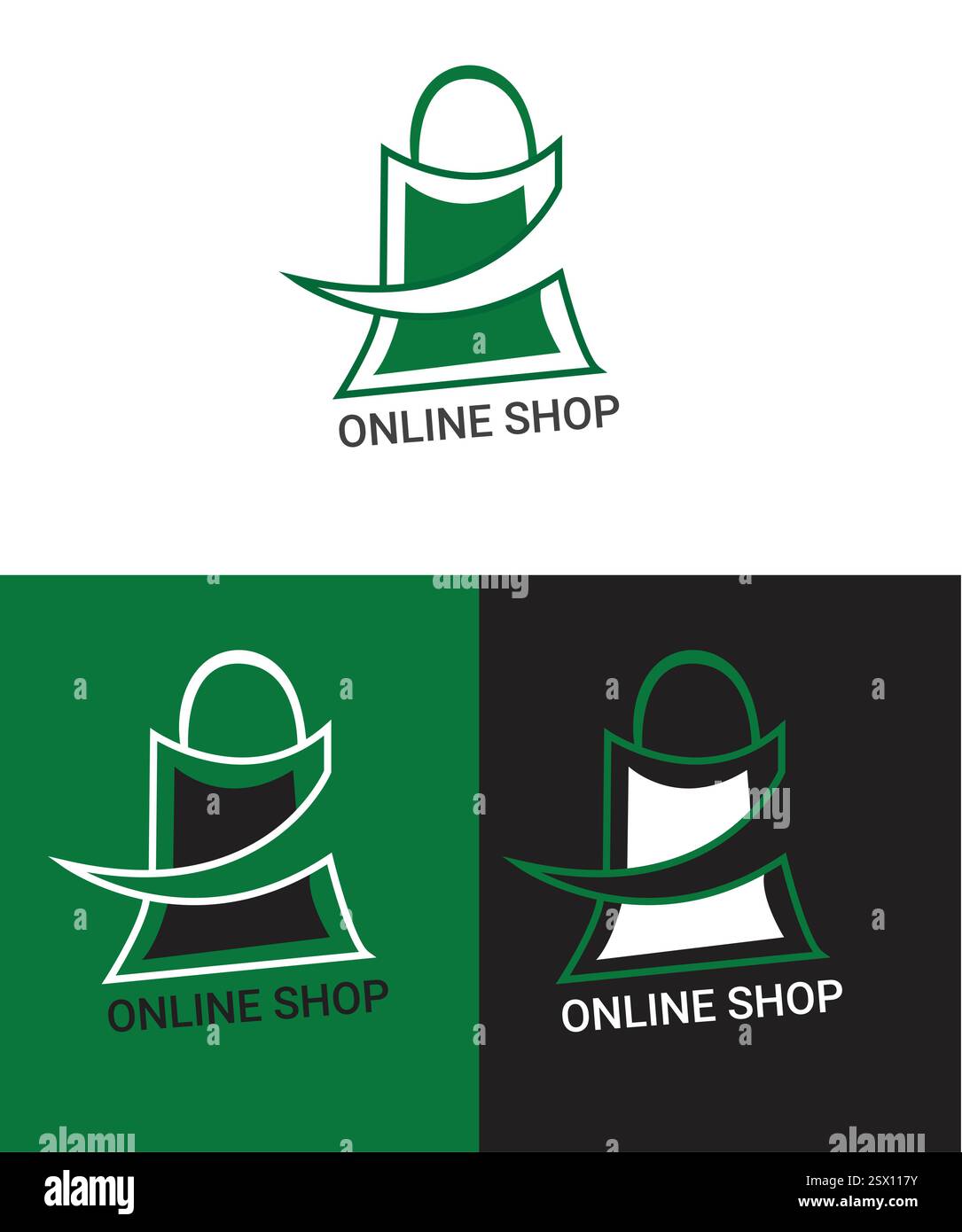 Online Shop Logo designs Template, shopping cart and shop bag logo ...