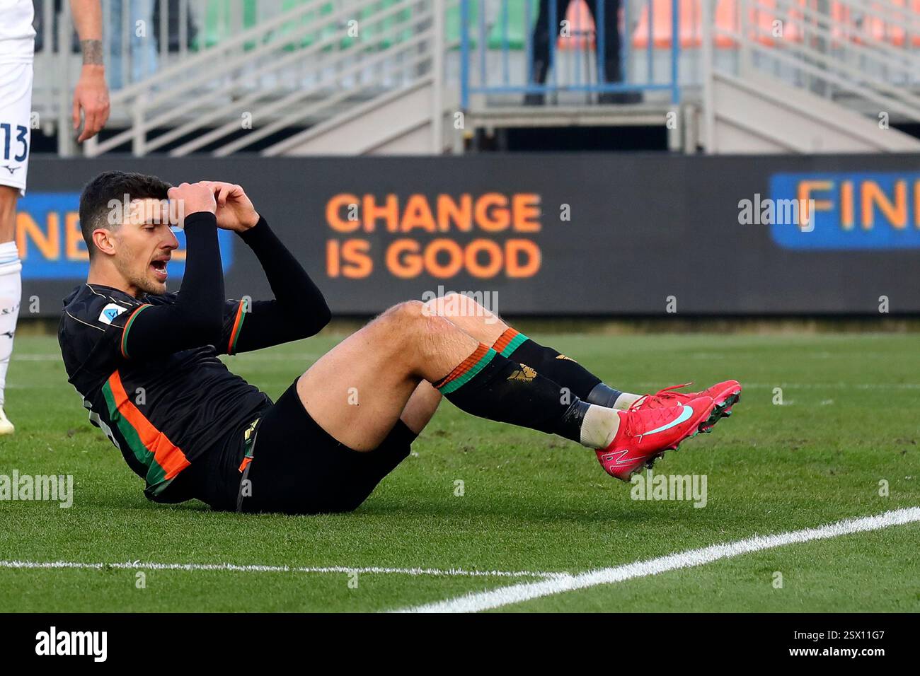 Venezia's Mirko Maric In action during the Serie A enilive soccer match ...