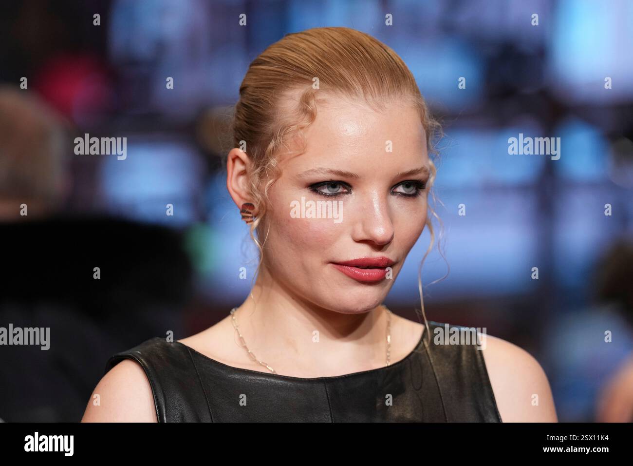 Luisa-Celine Gaffron poses for photographers upon arrival at the awards ...
