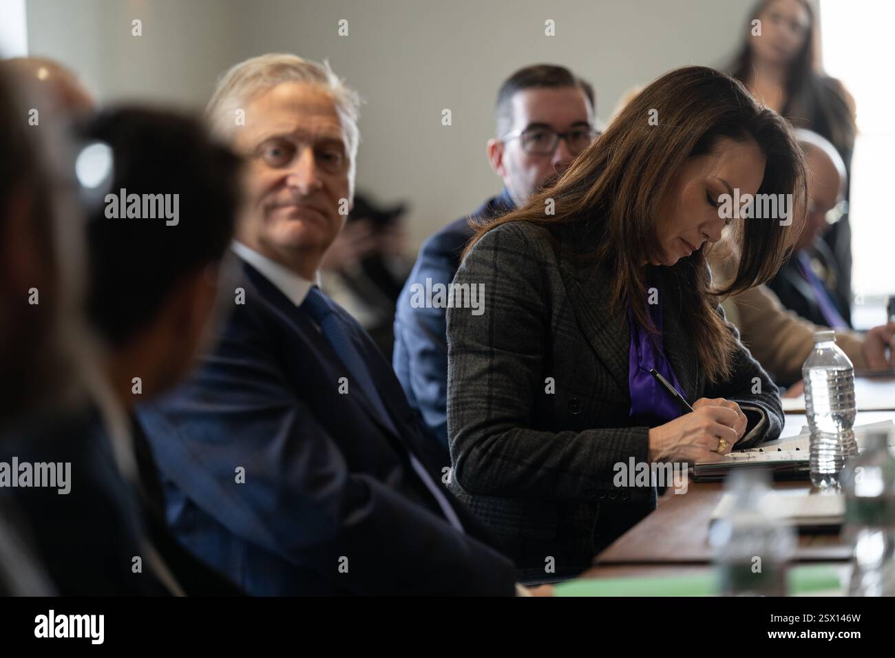 United States Secretary of Agriculture Brooke Rollins meets with ...