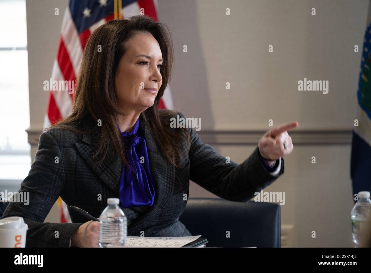 United States Secretary of Agriculture Brooke Rollins meets with ...