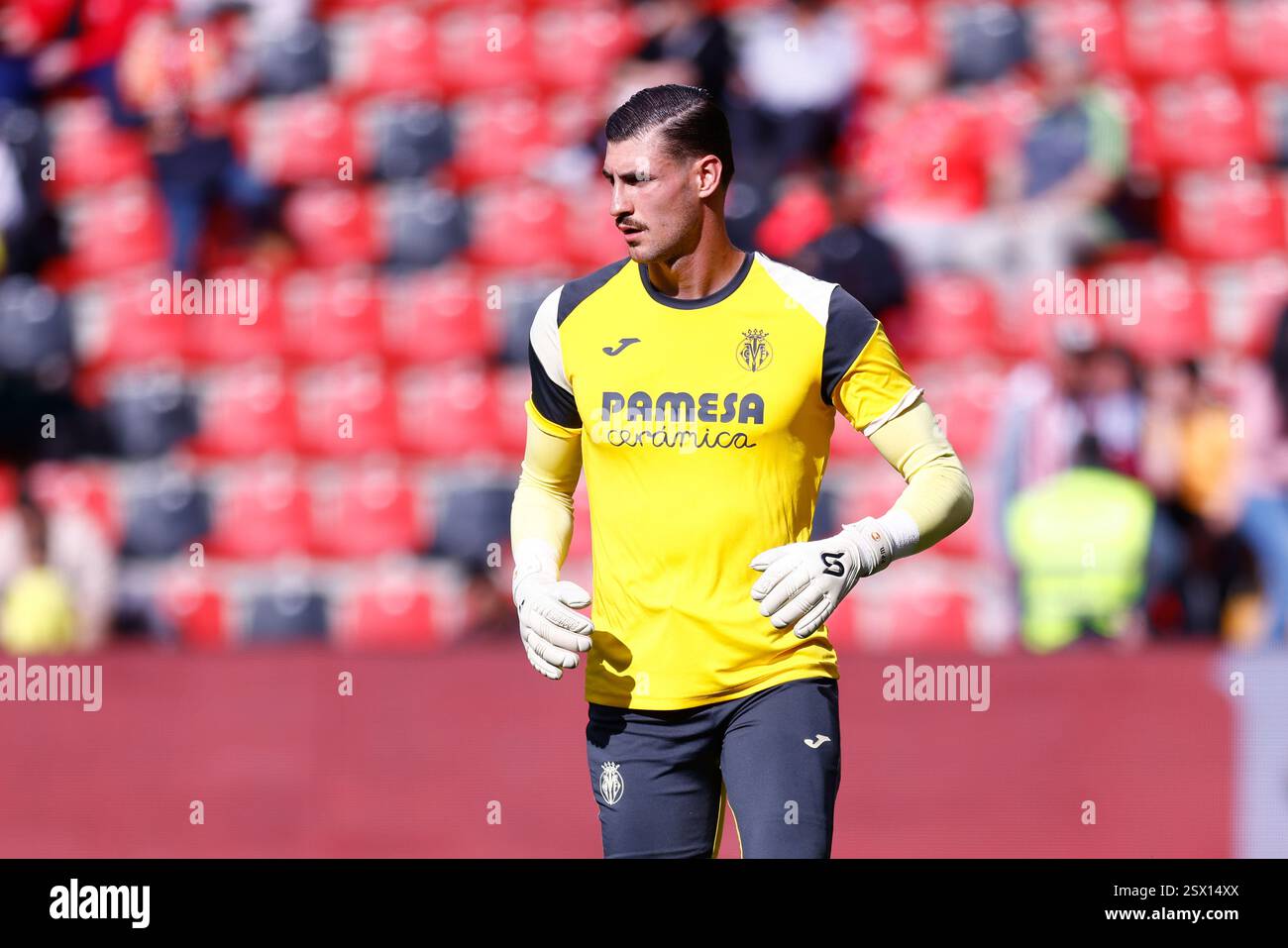Diego Conde of Villarreal CF looks on during the Spanish League, LaLiga ...