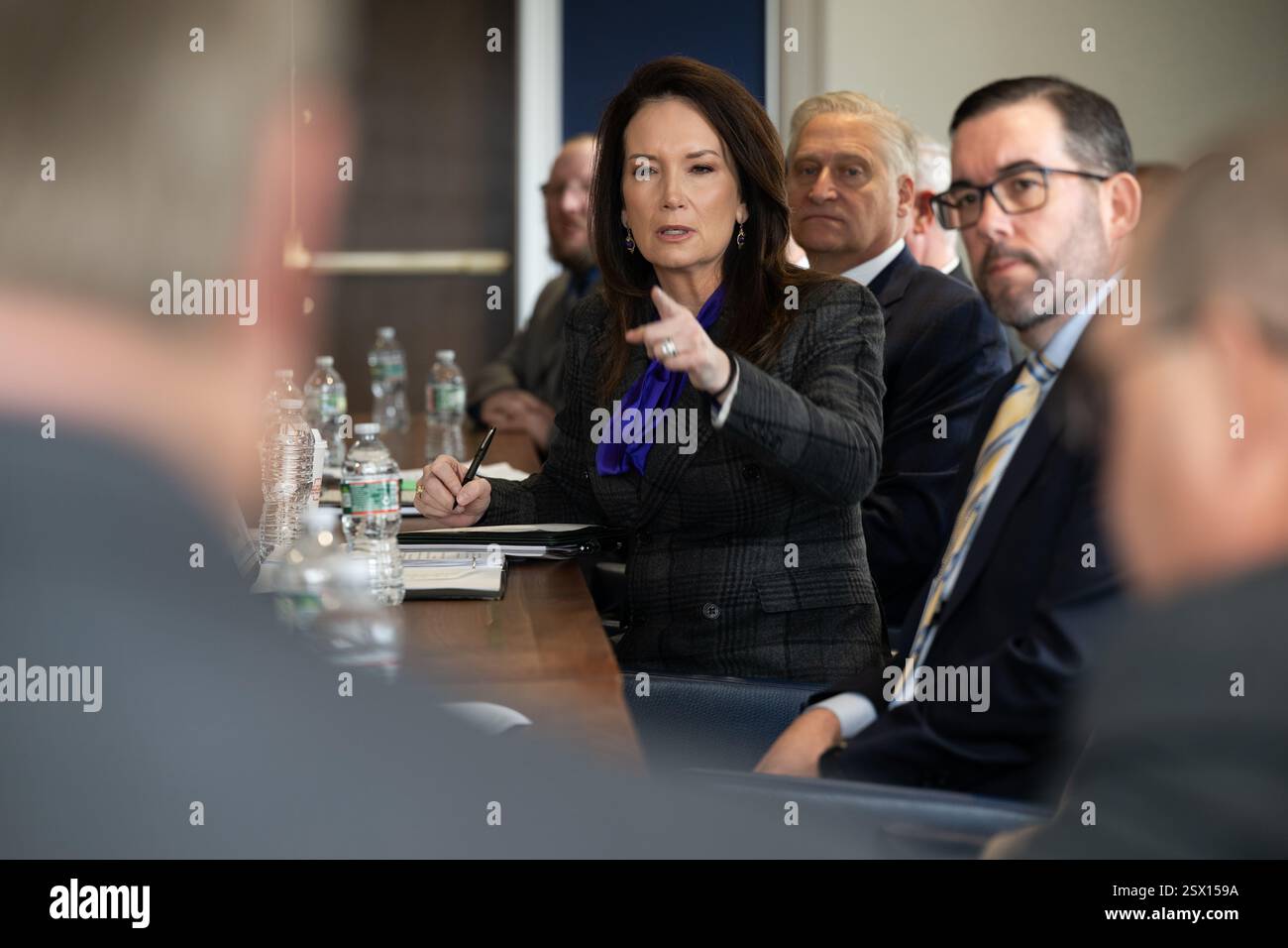 United States Secretary of Agriculture Brooke Rollins meets with ...