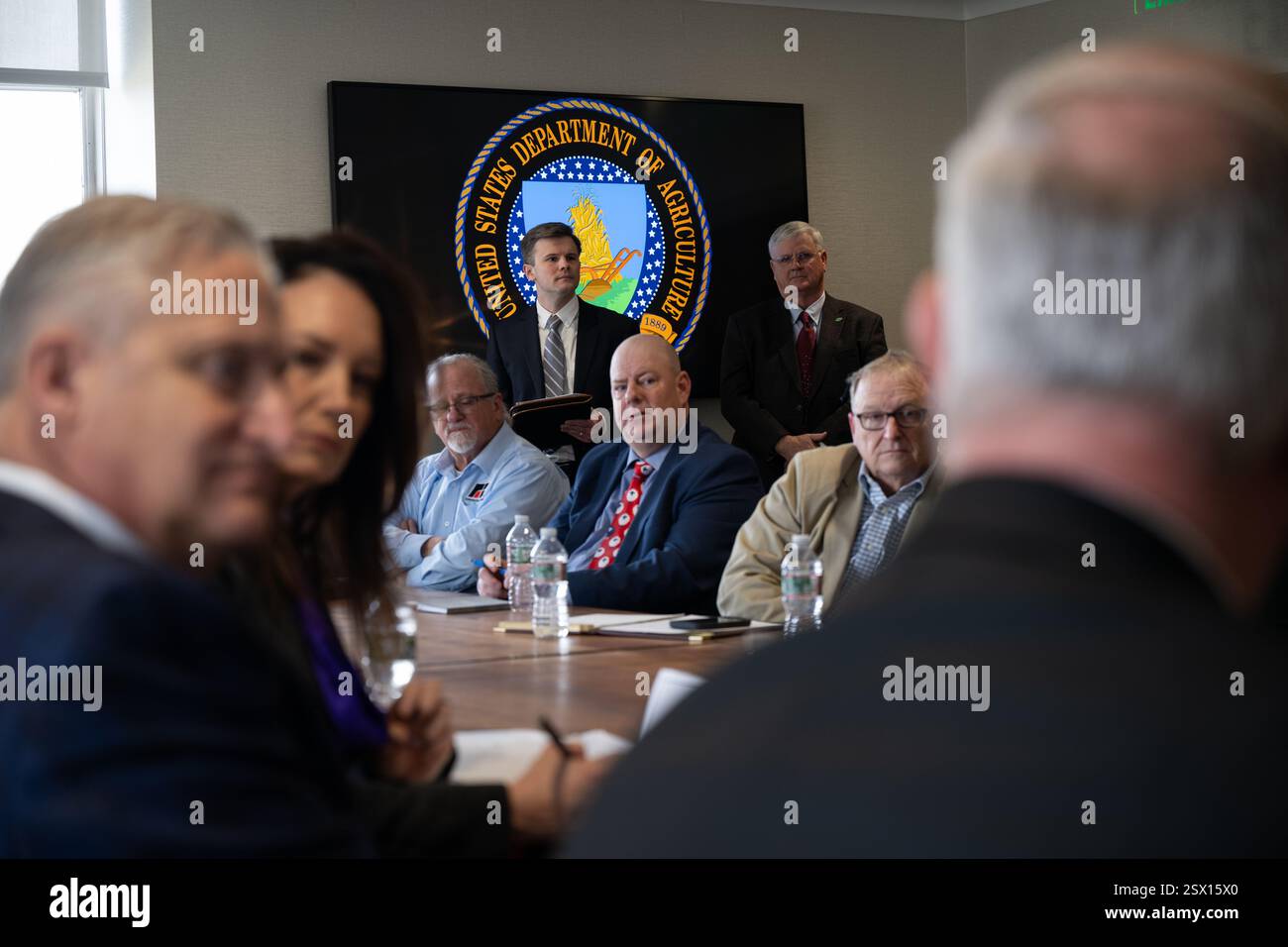United States Secretary of Agriculture Brooke Rollins meets with ...