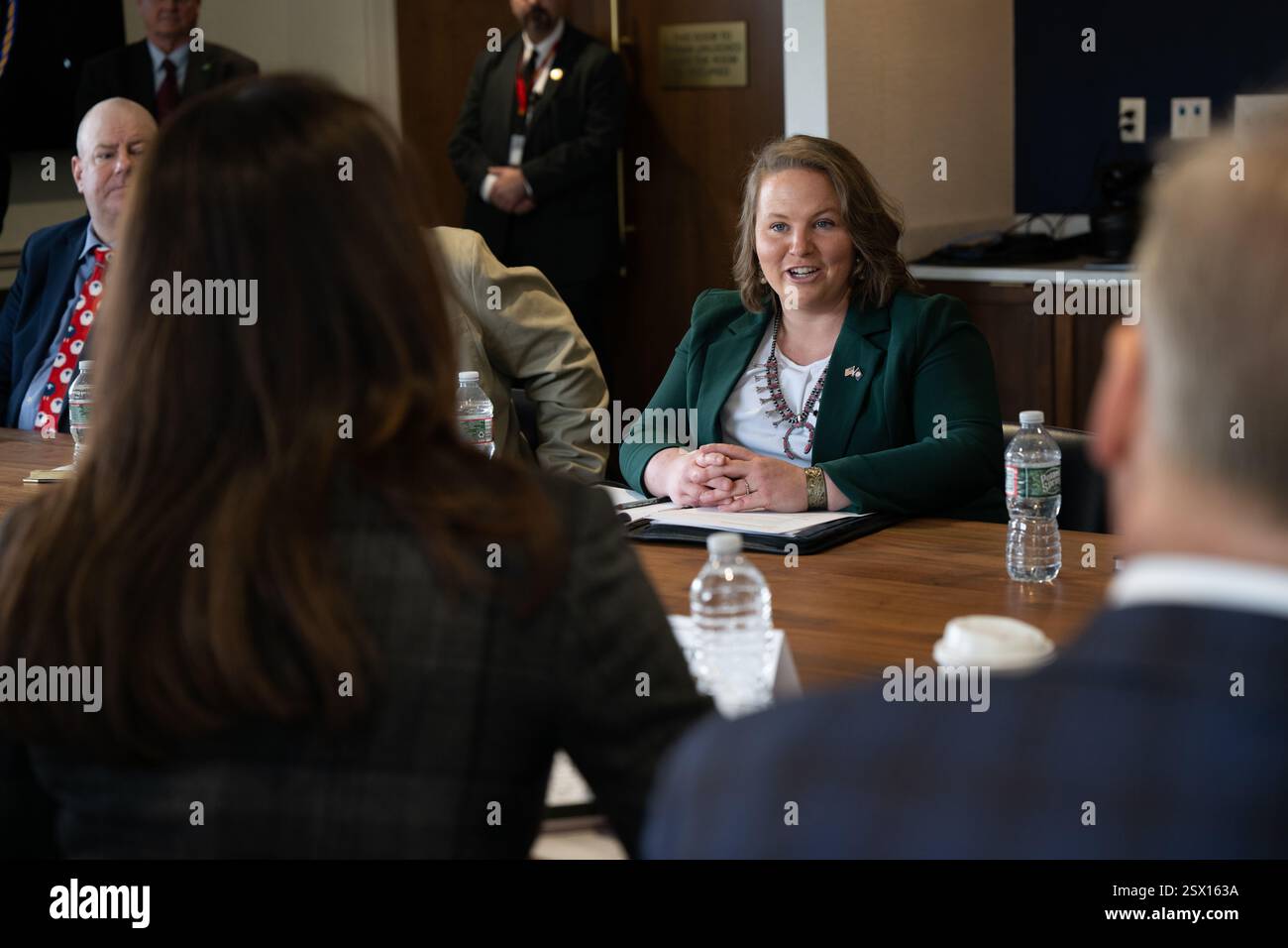 United States Secretary of Agriculture Brooke Rollins meets with ...