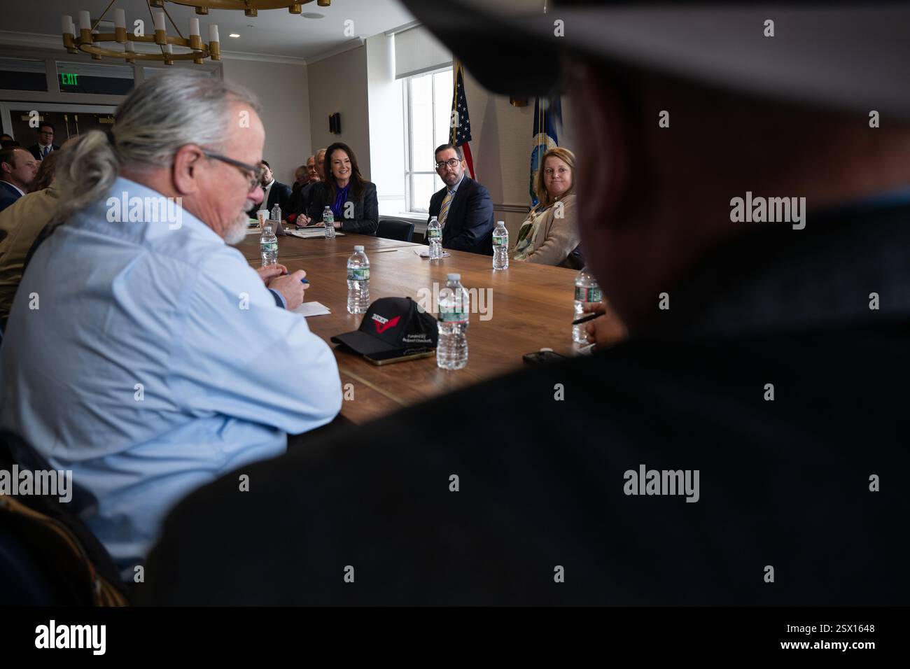 United States Secretary of Agriculture Brooke Rollins meets with ...