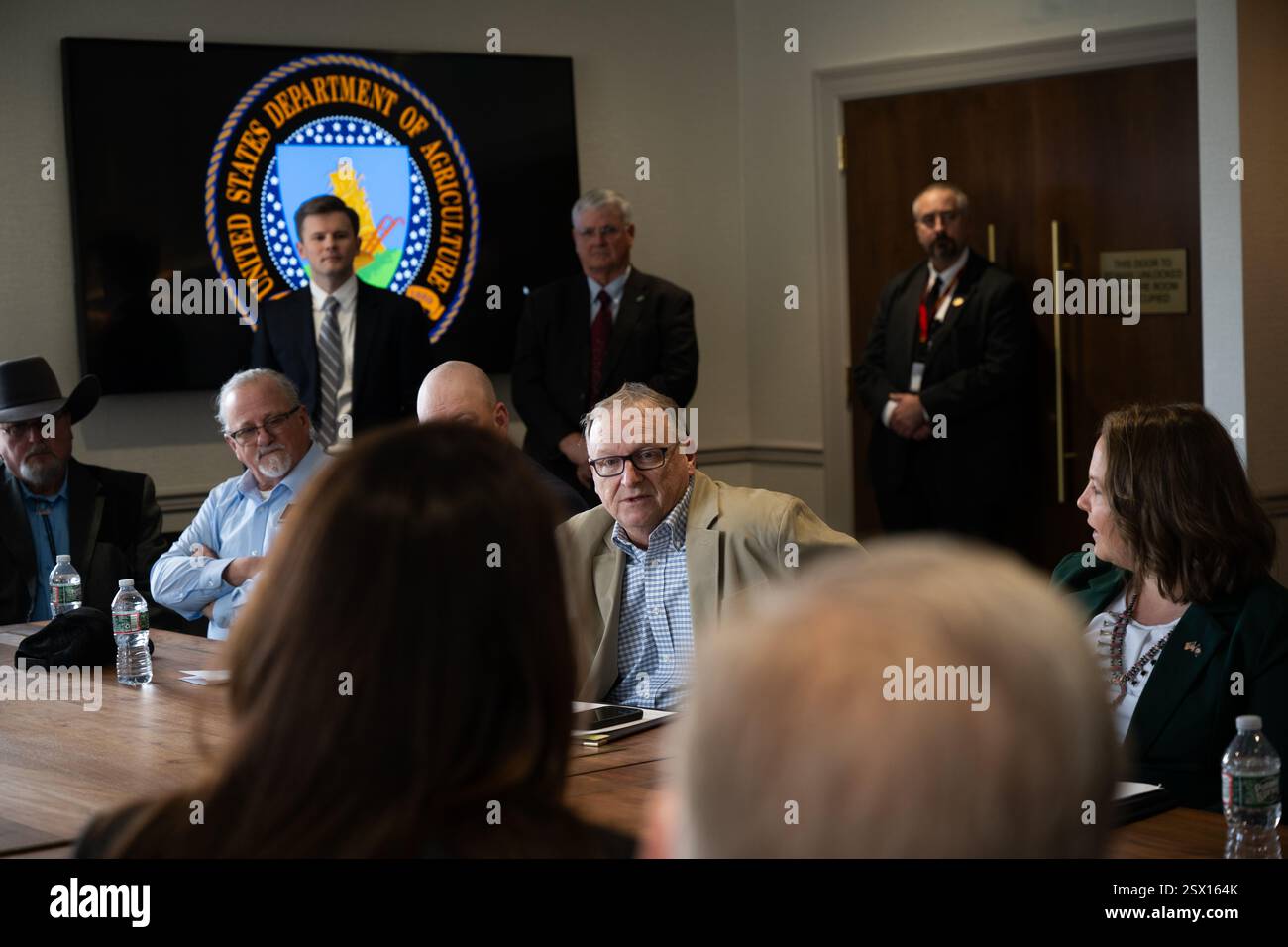 United States Secretary of Agriculture Brooke Rollins meets with ...