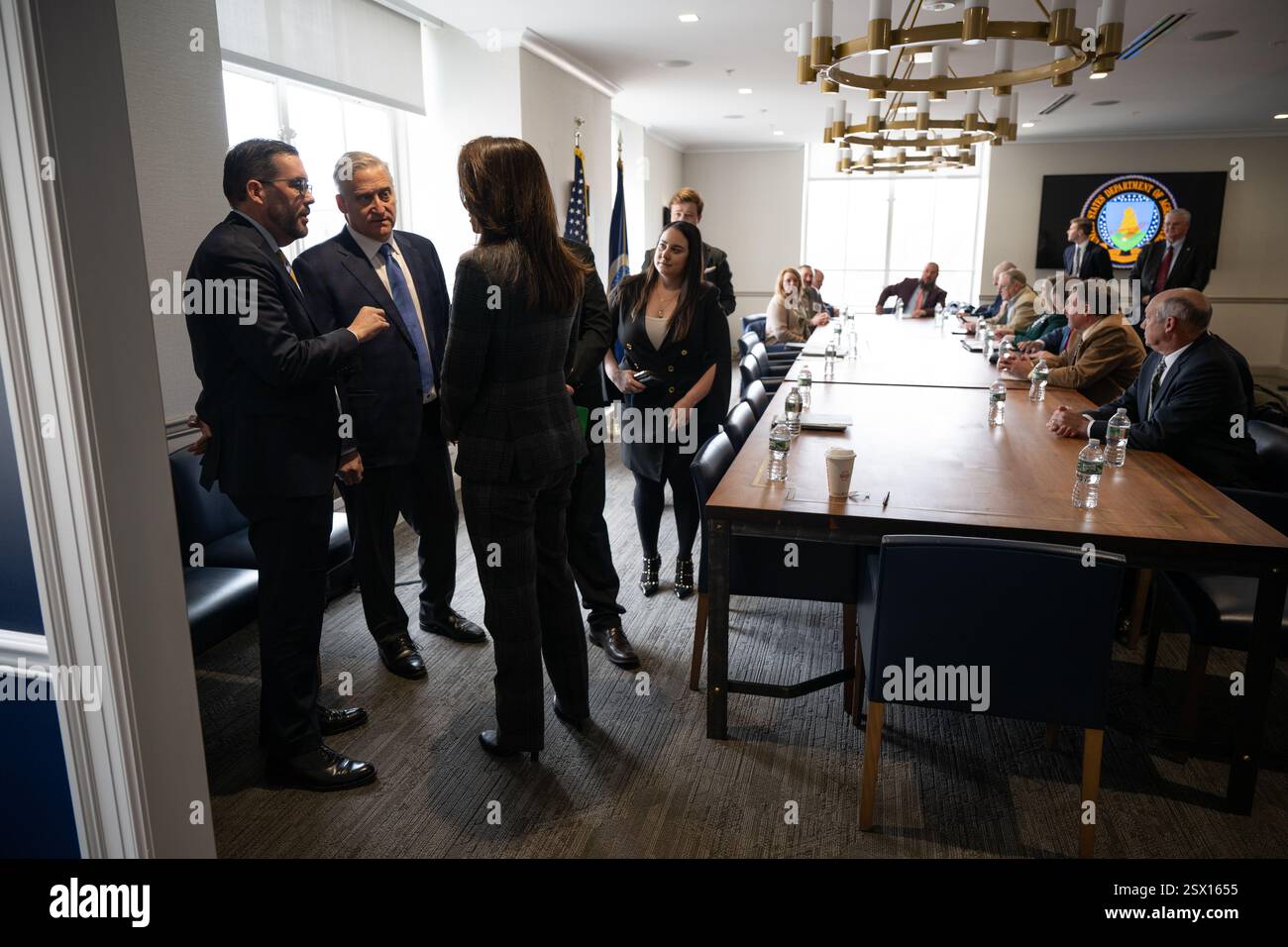 United States Secretary of Agriculture Brooke Rollins meets with ...