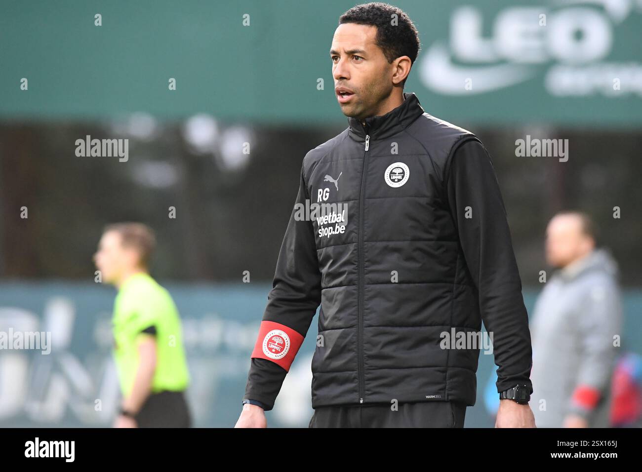 Lommel, Belgium. 22nd Feb, 2025. Lommel's head coach Ryan Garry ...