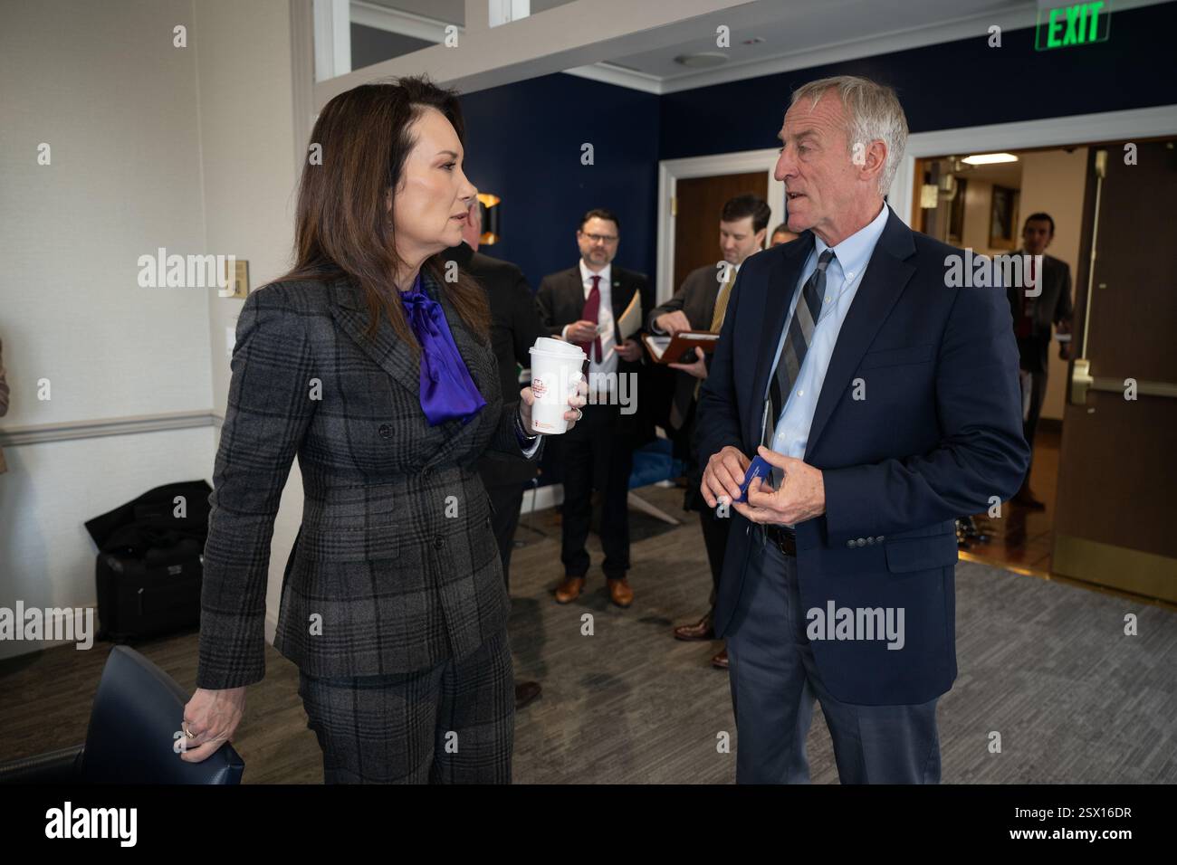 United States Secretary of Agriculture Brooke Rollins meets with ...