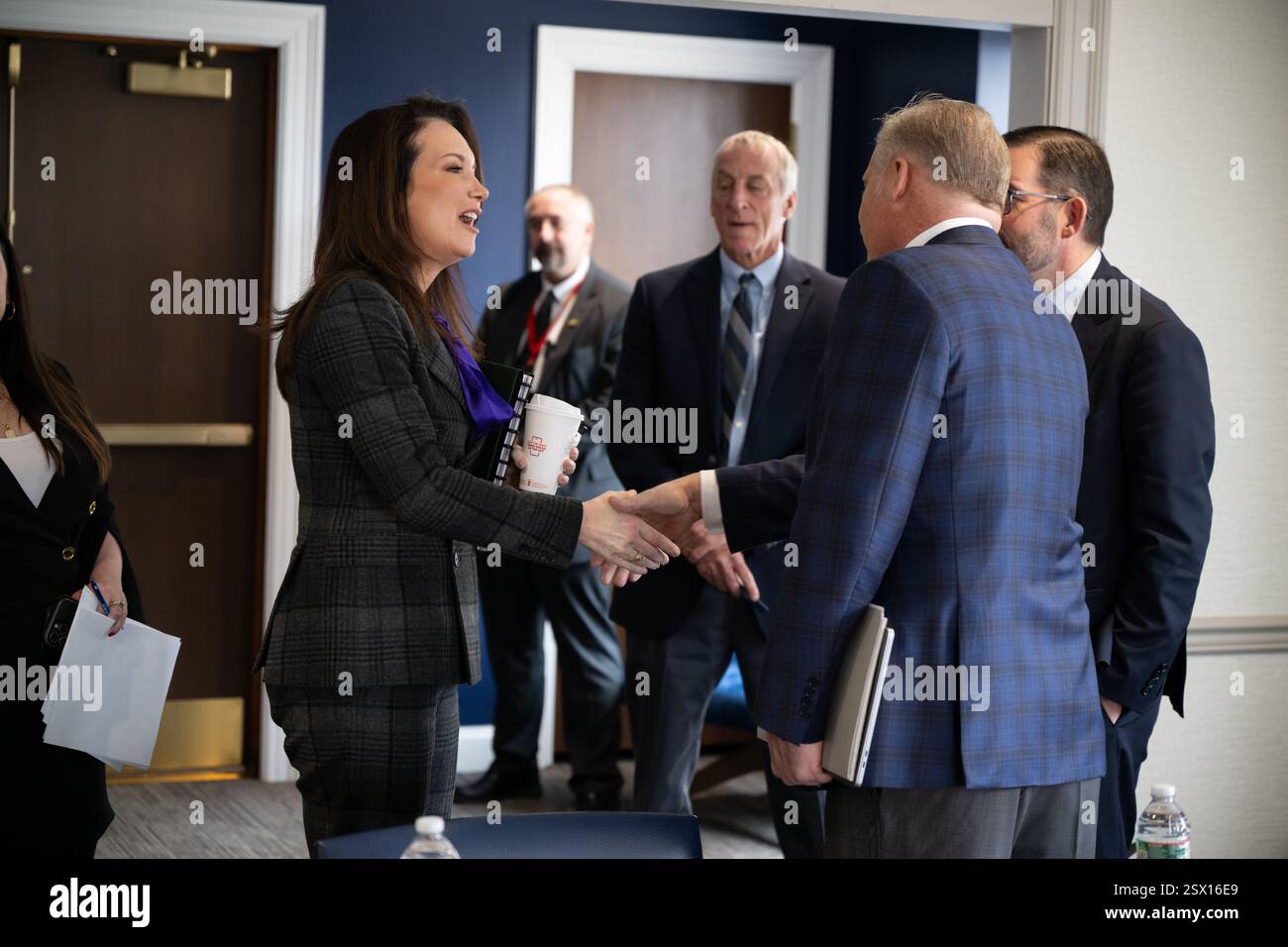 United States Secretary of Agriculture Brooke Rollins meets with ...