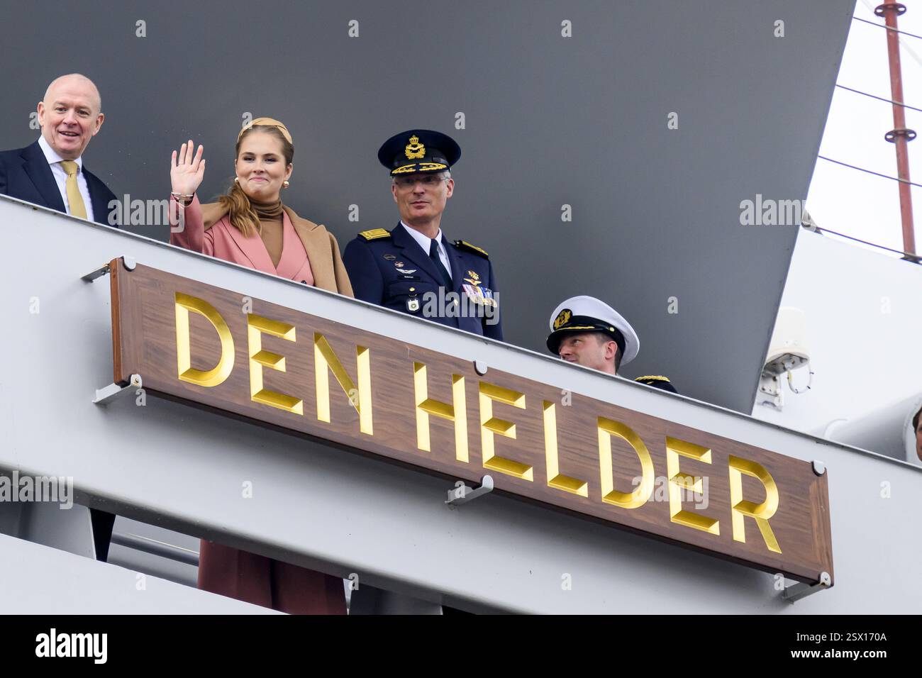 Den Helder, Netherlands. 22nd Feb 2025. Damen NavalPrincess of Orange ...