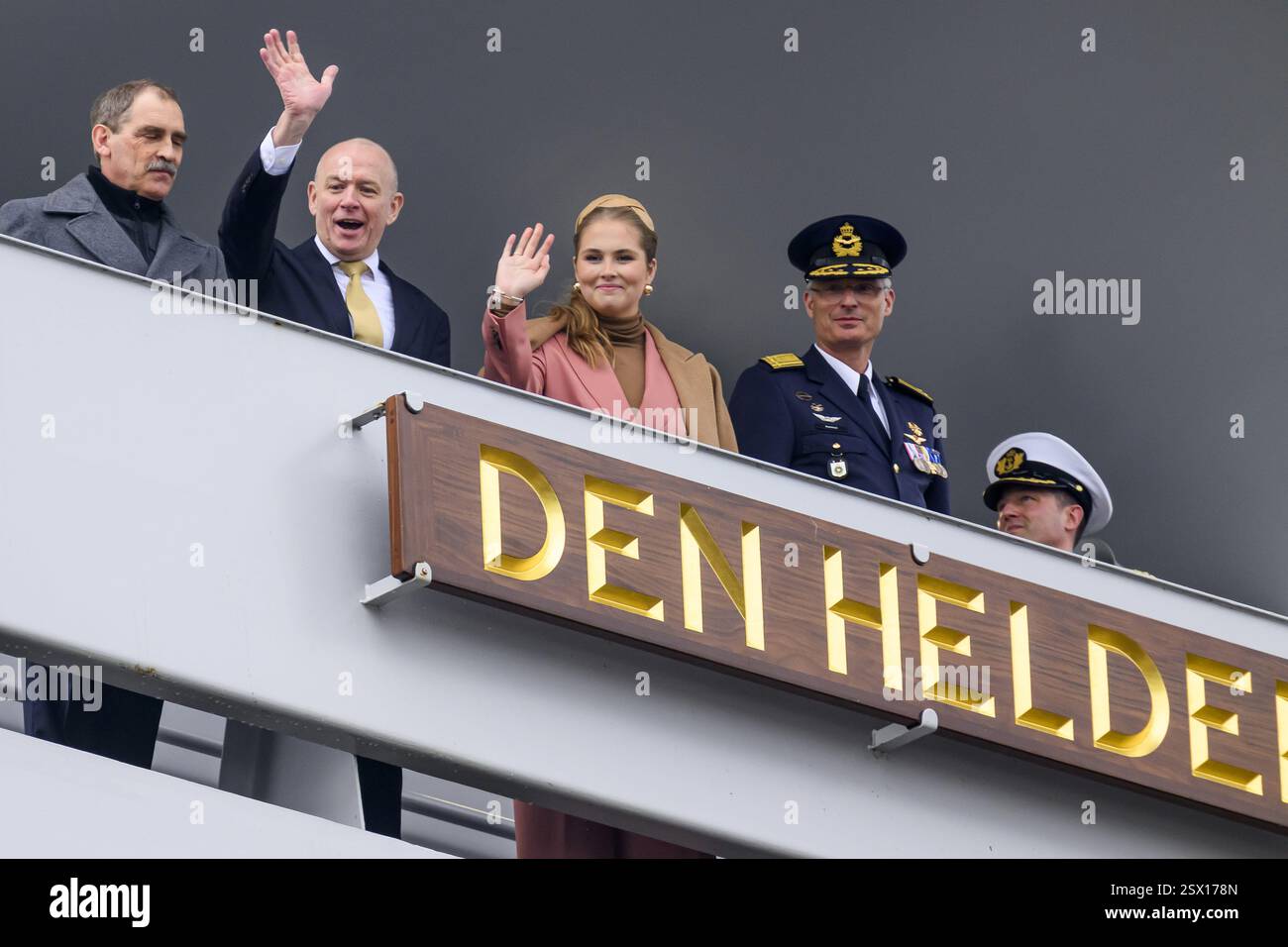 Den Helder, Netherlands. 22nd Feb 2025. Damen NavalPrincess of Orange ...