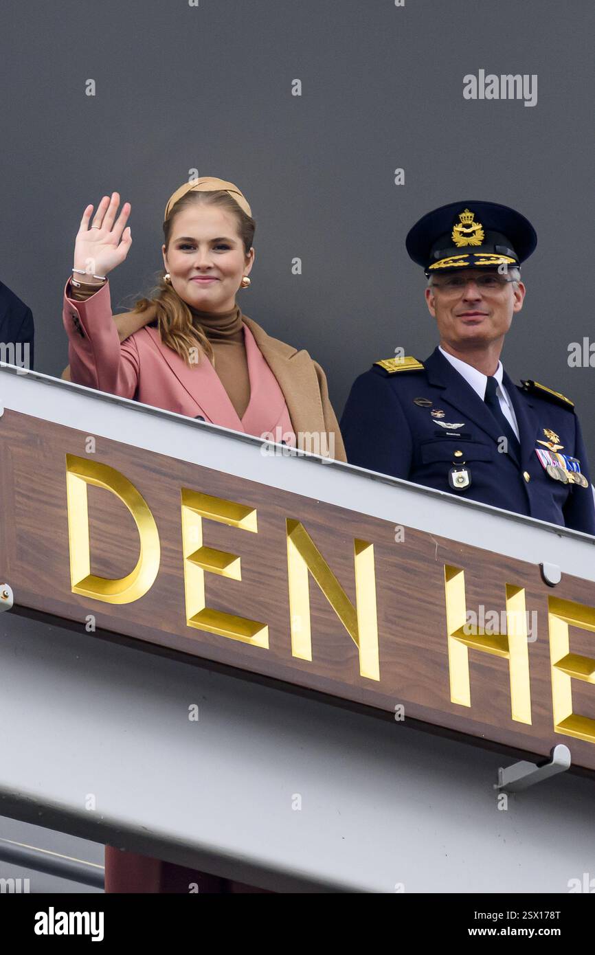 Den Helder, Netherlands. 22nd Feb 2025. Damen NavalPrincess of Orange ...