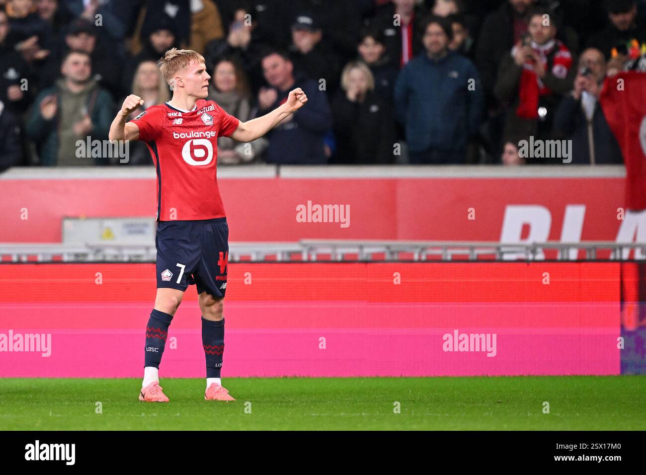07 Hakon Arnar HARALDSSON (losc) during the Ligue 1 McDonald's match ...